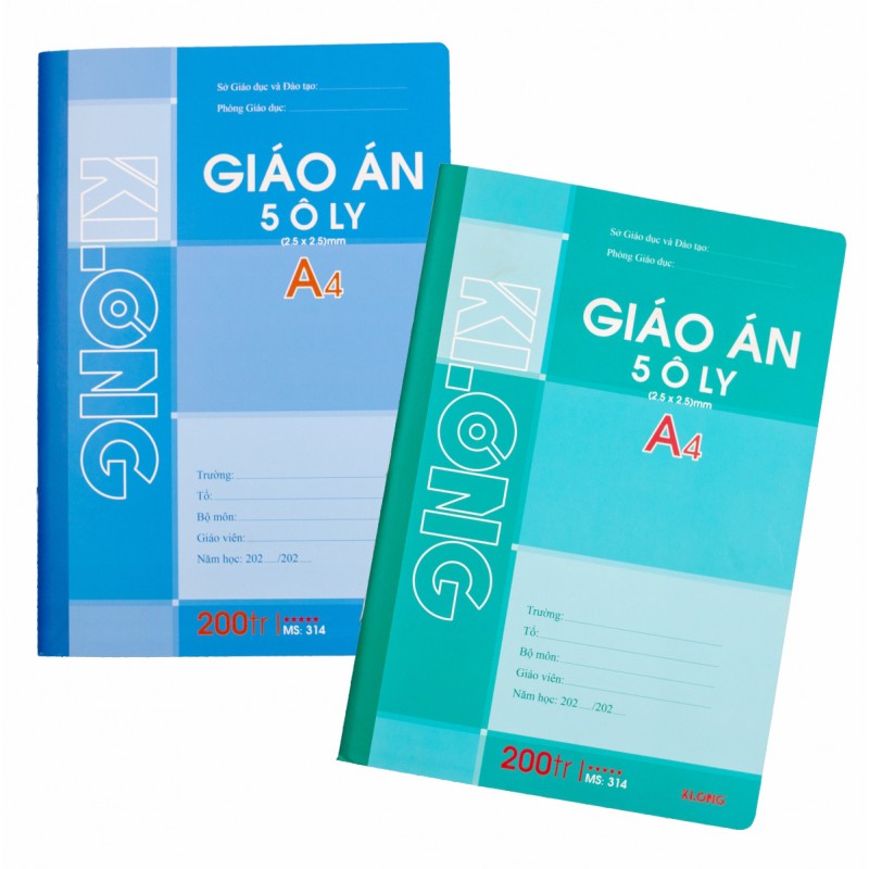 Sổ giáo án 5 ô ly A4 200 trang 70/92; MS: 314T5